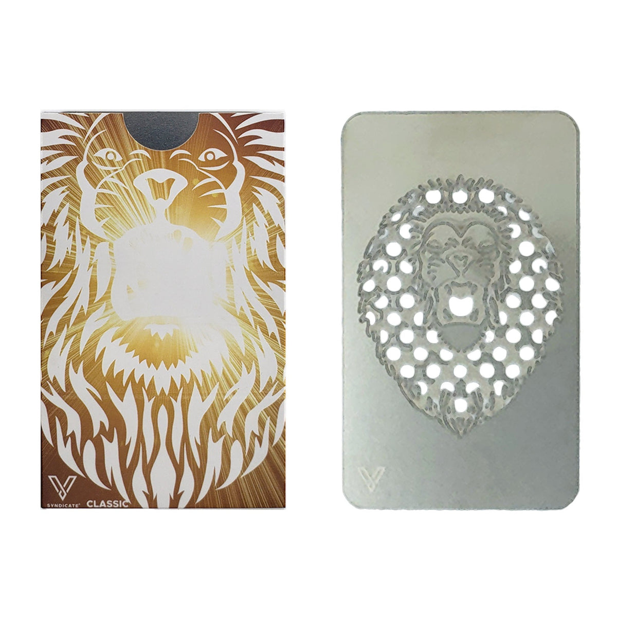 V-Syndicate Grinder Card - Roaring Lion - Smoke & Vape Shop