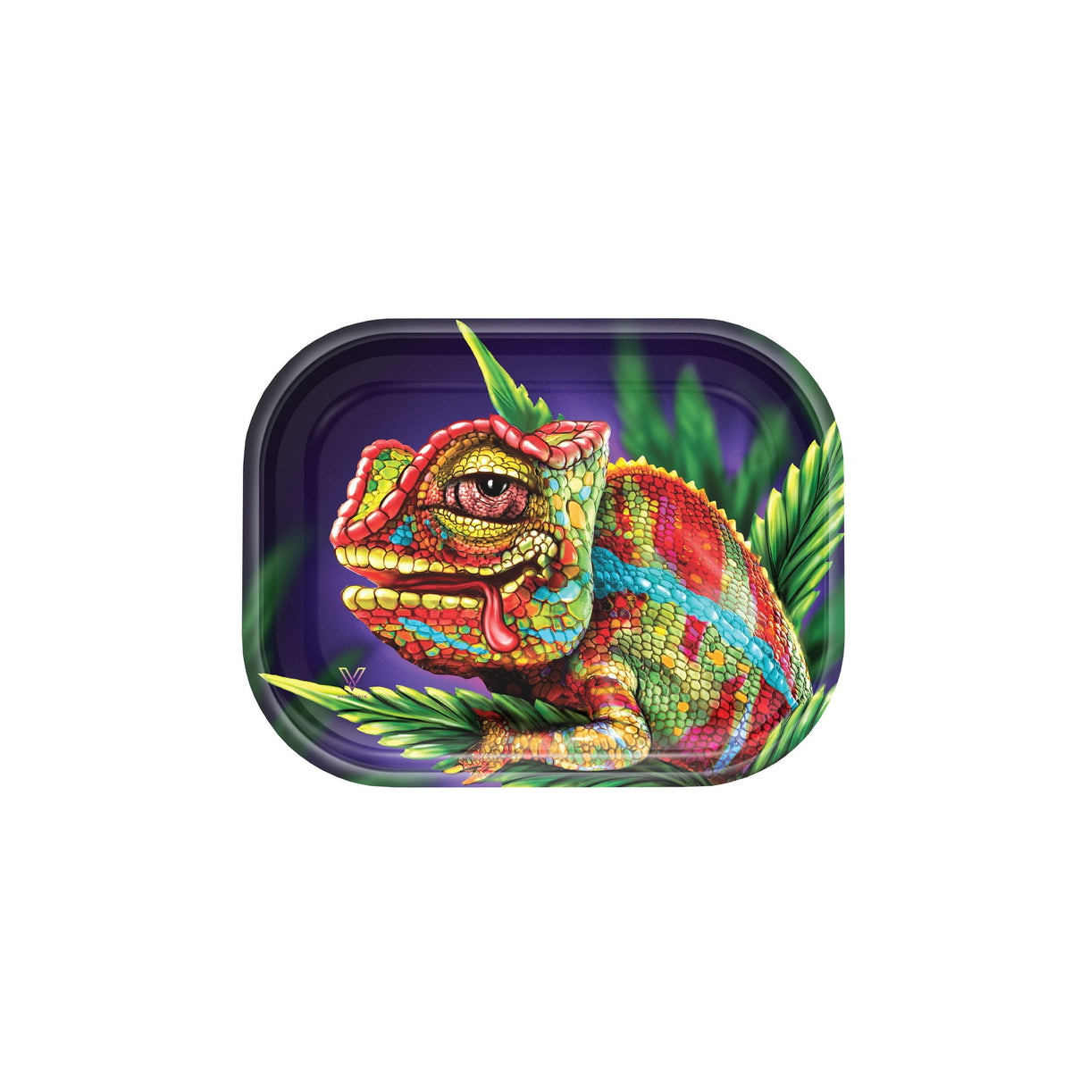 V-Syndicate Metal Rolling Tray - Chameleon - Smoke & Vape
