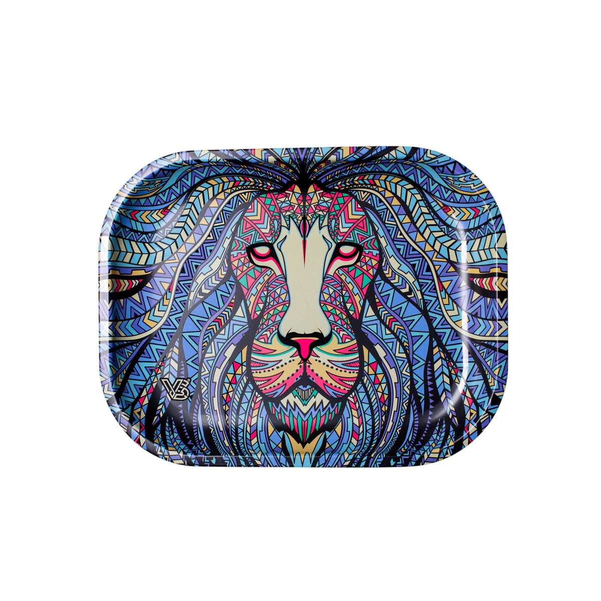 V-Syndicate Metal Rolling Tray - Tribal Lion - Smoke & Vape