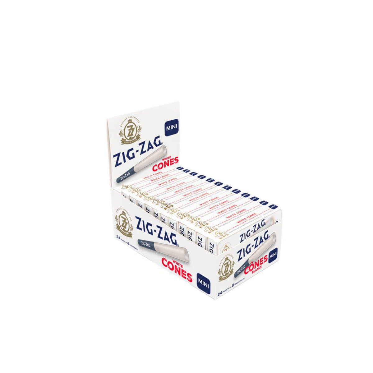 Zig-Zag Pre-Rolled White Mini Cones - Smoke & Vape
